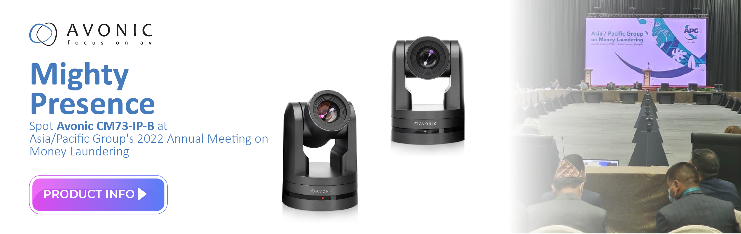 Avonic CM73-IP-B is spotted at Asia/Pacific Group - Next Visual